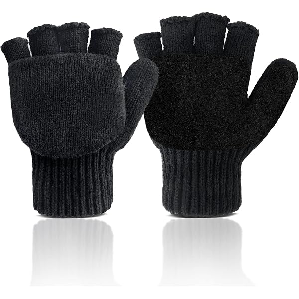 Merino Wool Gloves Men's Winter Gloves With Merino Wool - Thermal ...