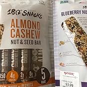 Amazon.com: 180 Snacks Nut and Seed Crunch Bar Variety Pack - Blueberry ...