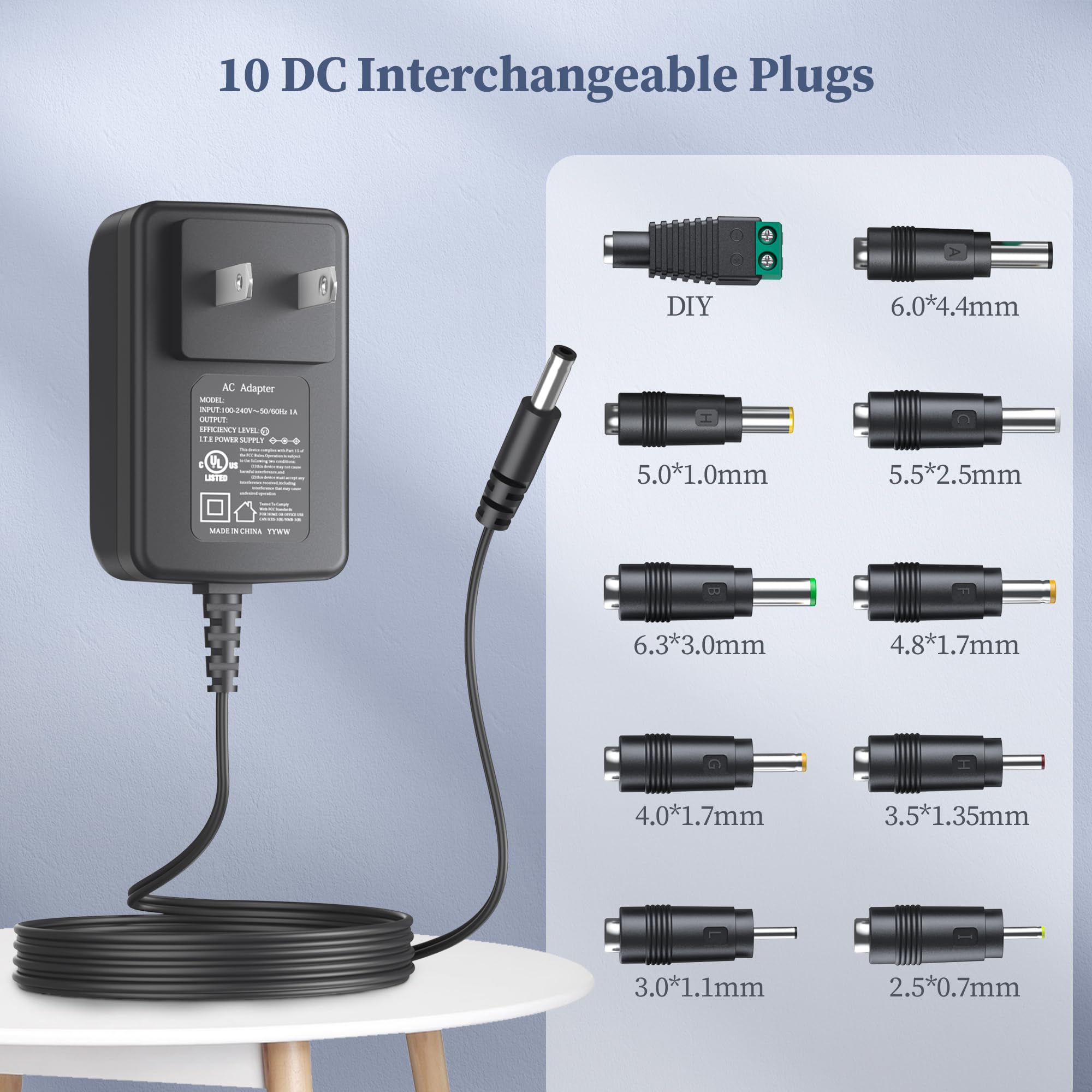 Mua 12V 3A Power Supply 12 Volt Charger 3000mA 36W Max Regulated ...