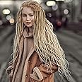 Amazon.com : Leeven 0.6 cm Width 20 Strands Dreadlock Extensions 36 ...