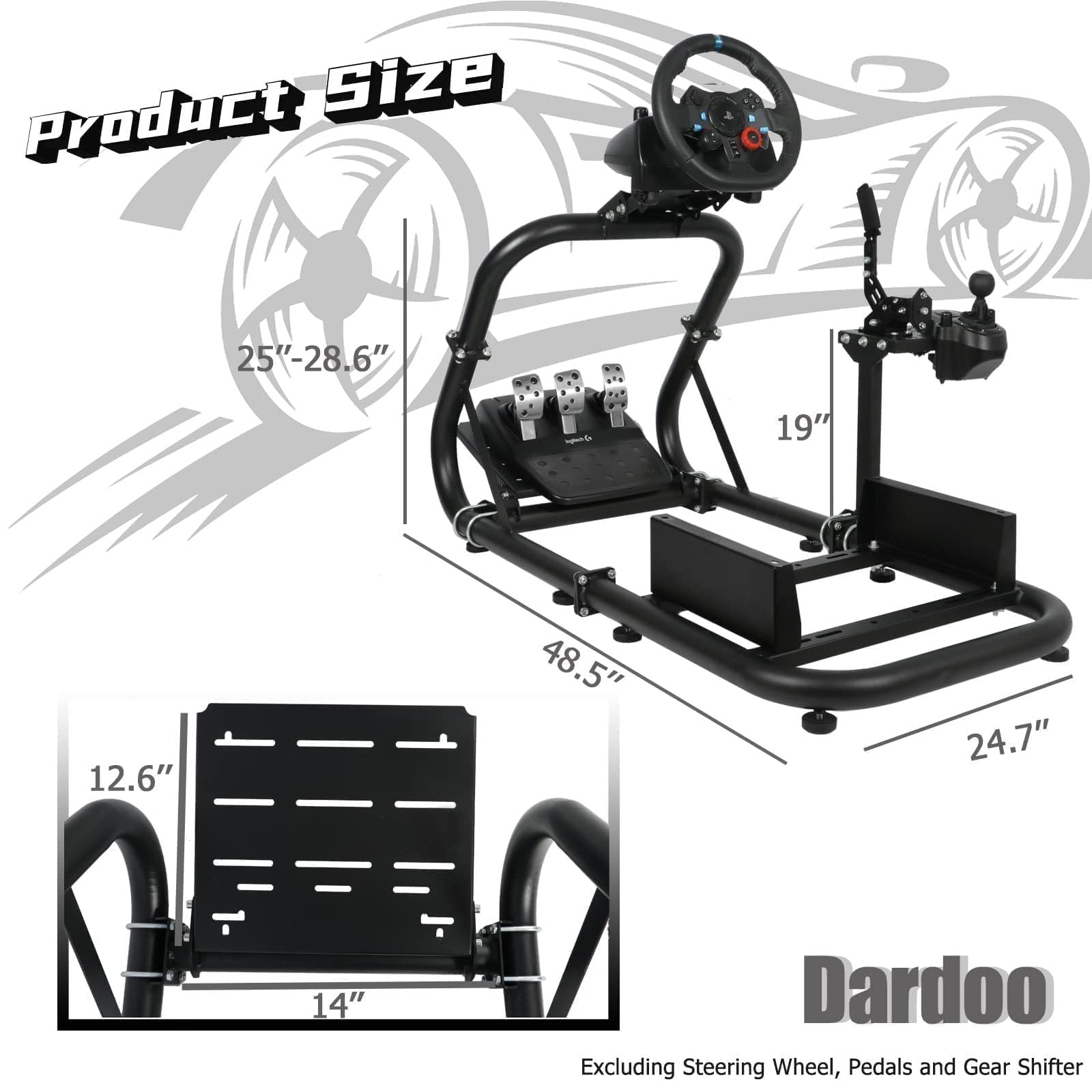 Mua Dardoo G923 Racing Simulator Cockpit Frame Fit for Logitech ...