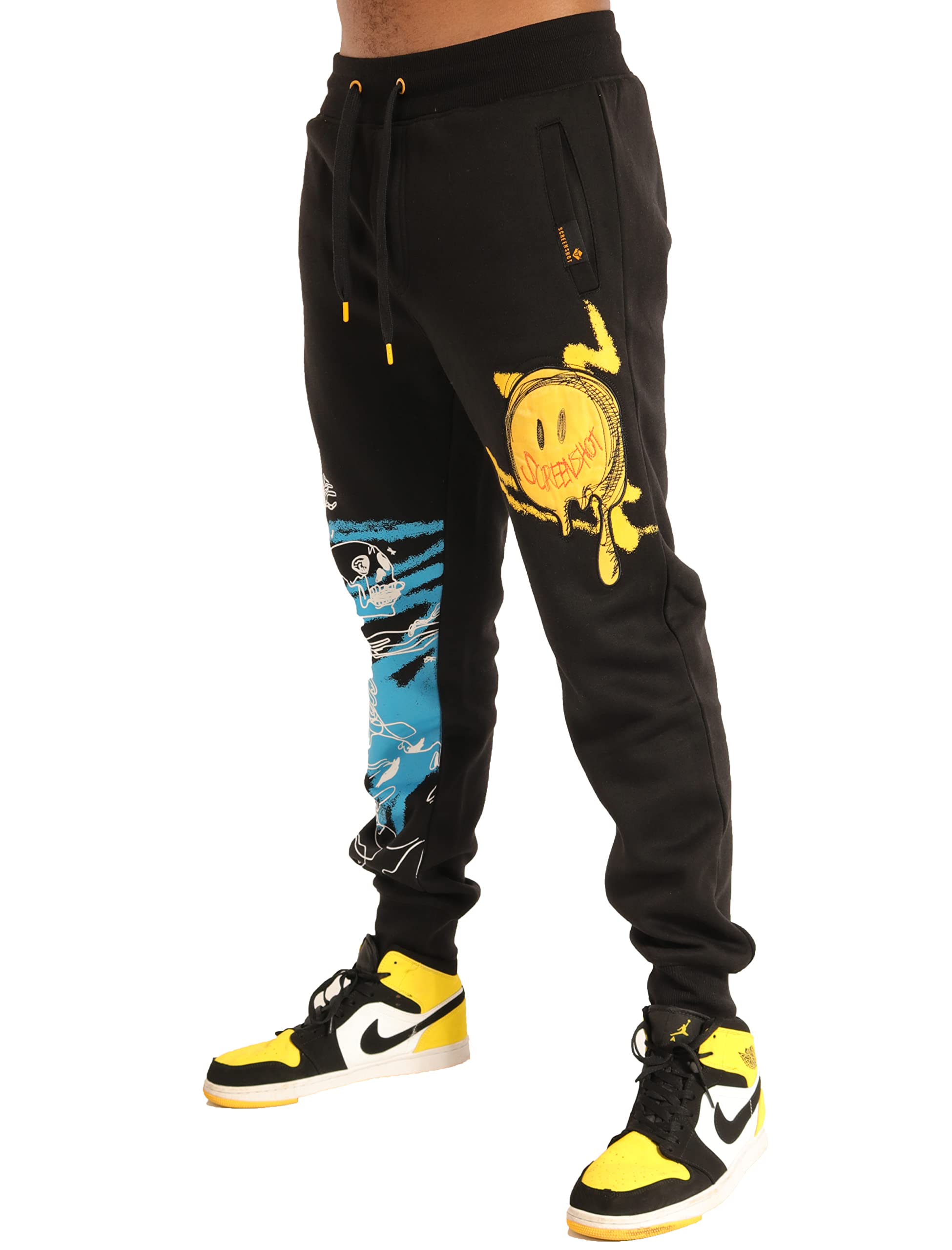 SCREENSHOT-P11268 Mens Urban Hip Hop Premium Streetwear Fleece Bottoms ...