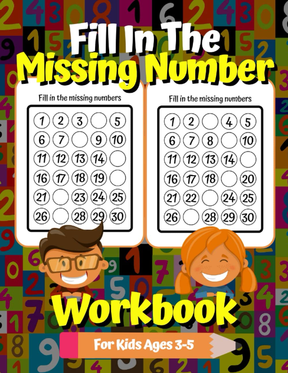Mua Fill In The Missing Number Workbook For Kids Ages 3-5: 1 to 30 ...