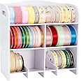 Amazon.com: Krafetto Small Roll Ribbon Storage Organizer Rack, Wall ...
