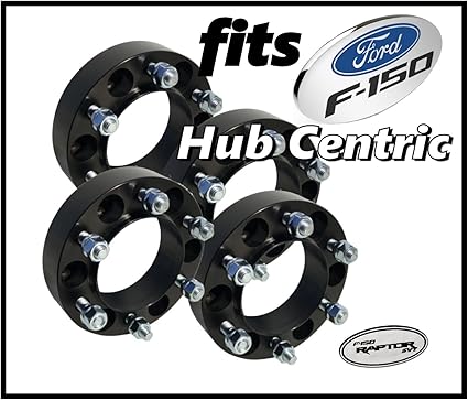 Ford F150 Raptor Expedition 1.5" Black Hub Centric Wheel Spacers 2015 ...