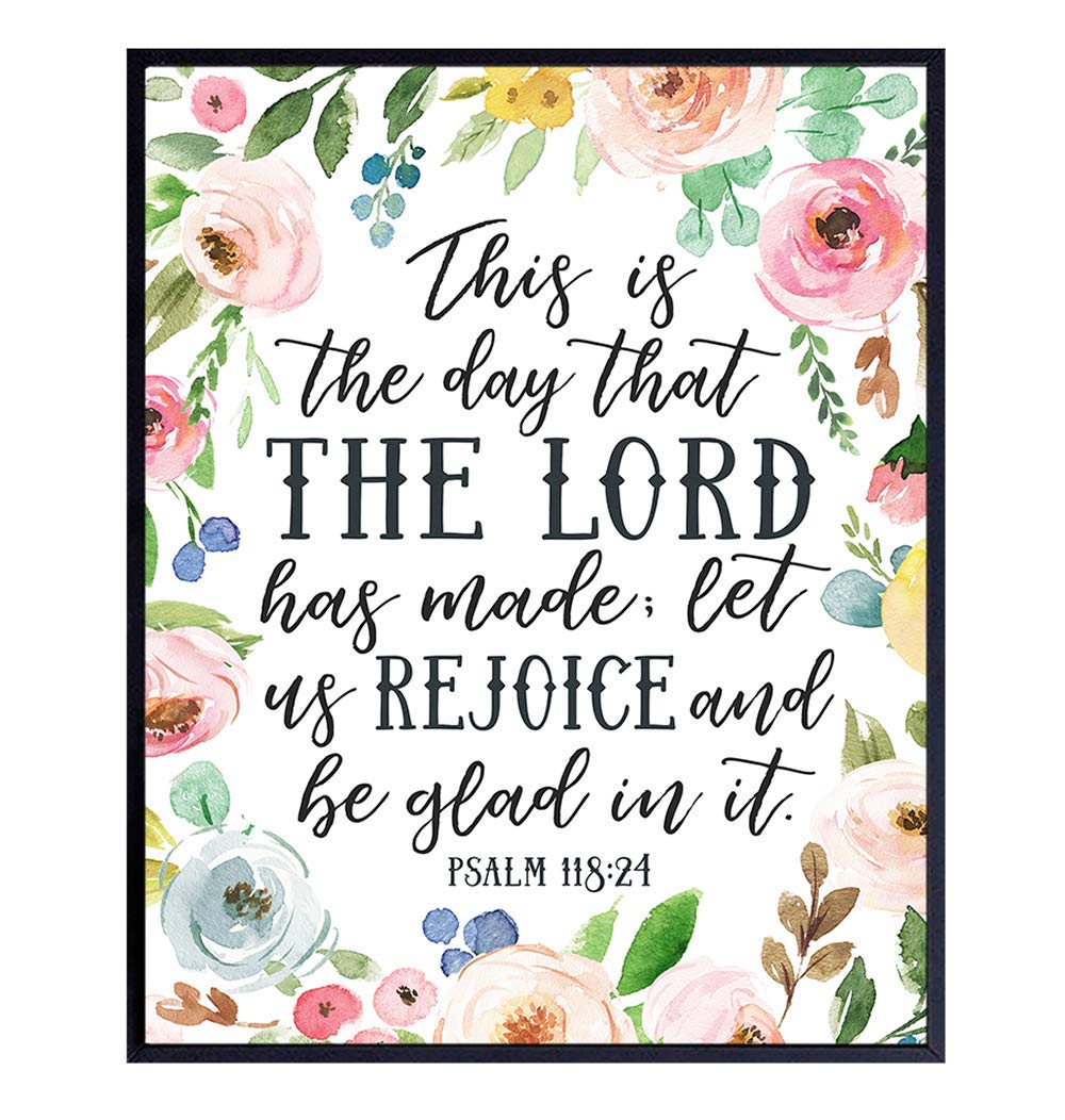 Amazon.com: This Is The Day The Lord Has Made Sign - Christian Bible ...