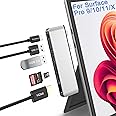 Amazon.com: Surface Pro 9/10/11/X USB Hub Docking Station, Surface pro 9 Accessories with 4K ...
