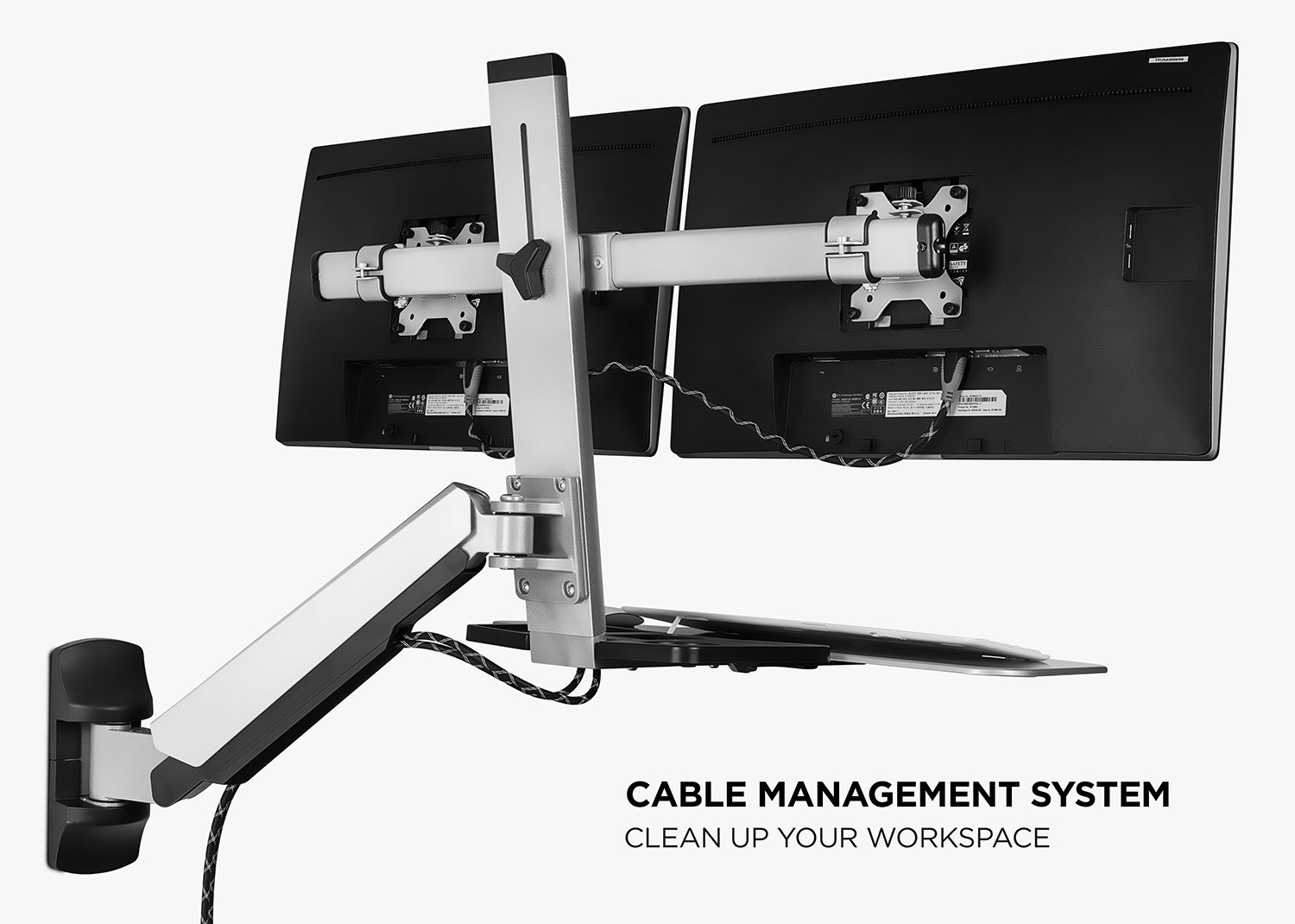 Mua Mount-It! Sit Stand Dual Monitor Wall Mount Workstation & Stand Up ...