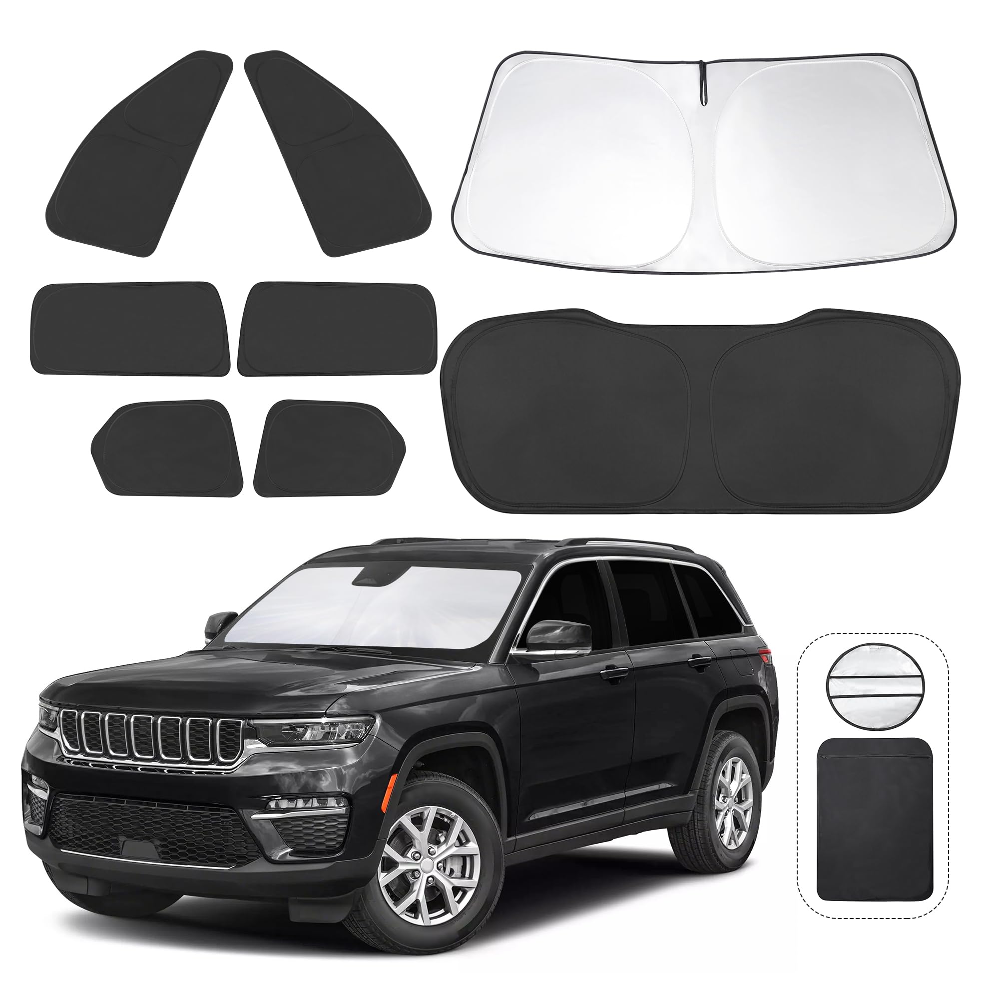 TINGLU Window Shades for Jeep Grand Cherokee 2022-2025(Not for Grand ...
