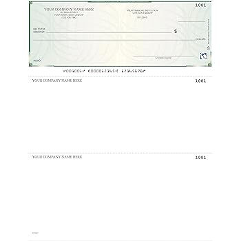 Amazon.com : Laser Business Checks, High Security - Compatible with ...