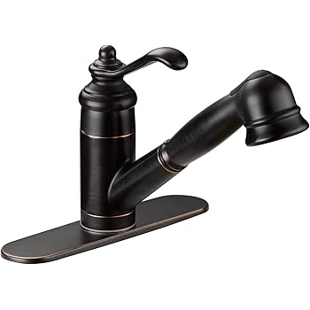Ultra UF12005 Single-Handle Kitchen Faucet with Pull-Out Spray, Oil ...