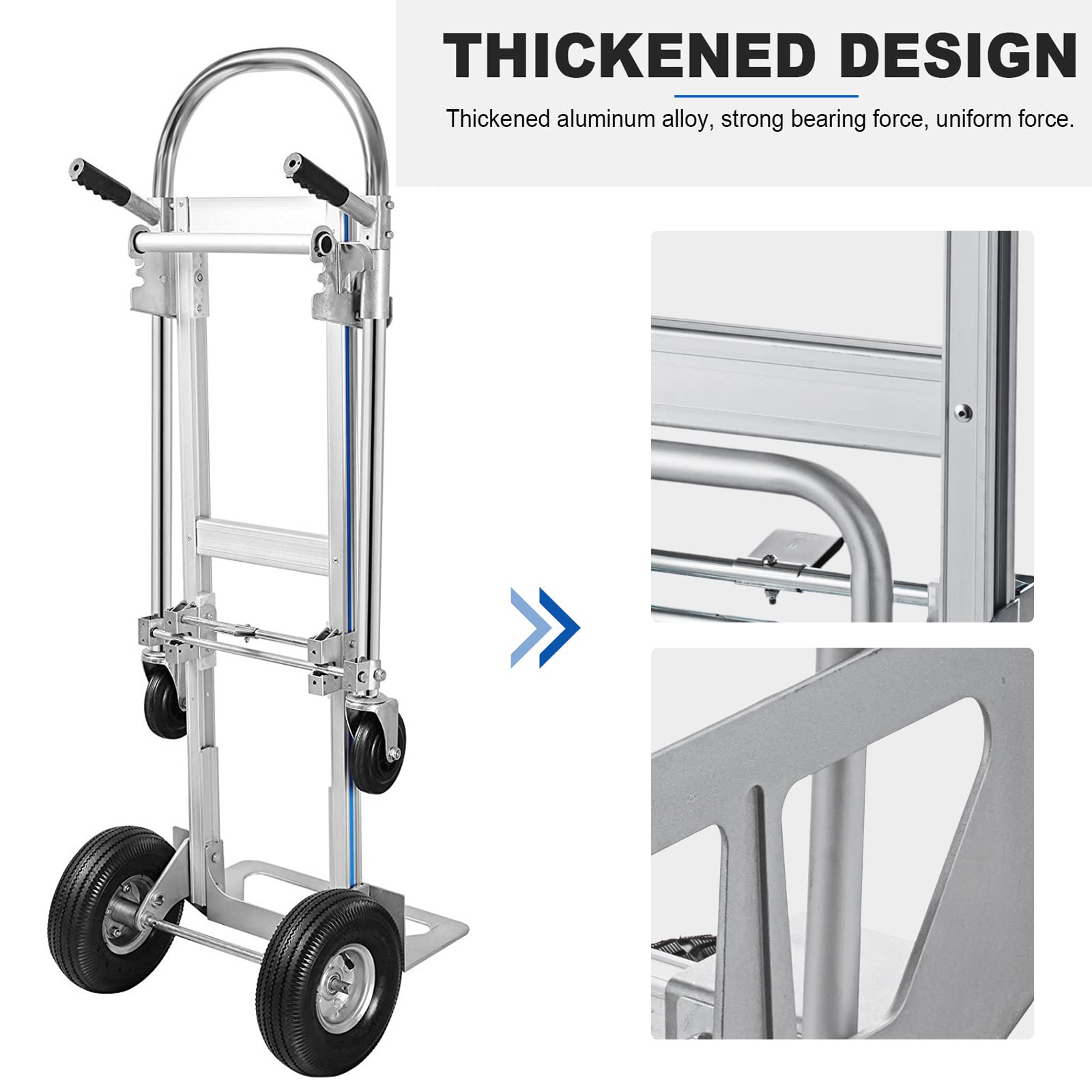 Mua TOPDEEP 2 in 1 Aluminum Hand Truck, Industrial Convertible Hand ...