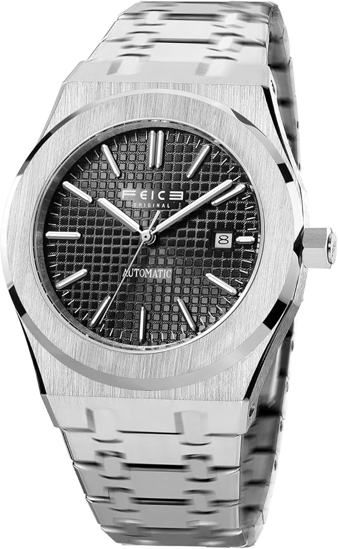 FEICE Automatic Watch Men's Wrist Mechanical Watches Stainless Steel ...