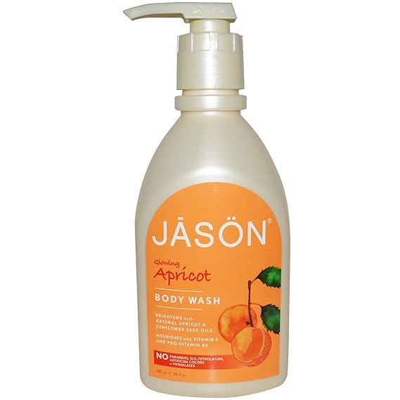 Amazon.com : JASON NATURAL PRODUCTS BODY WASH, APRICOT SATIN, 30 FZ ...