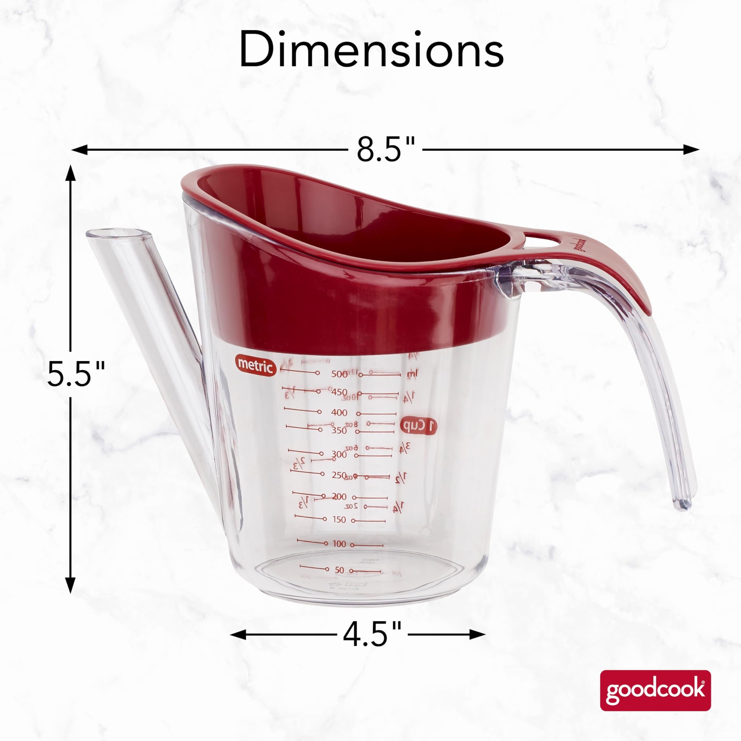 Mua GoodCook Everyday Fat Separator for Cooking, 2-Cup Heat-Resistant ...