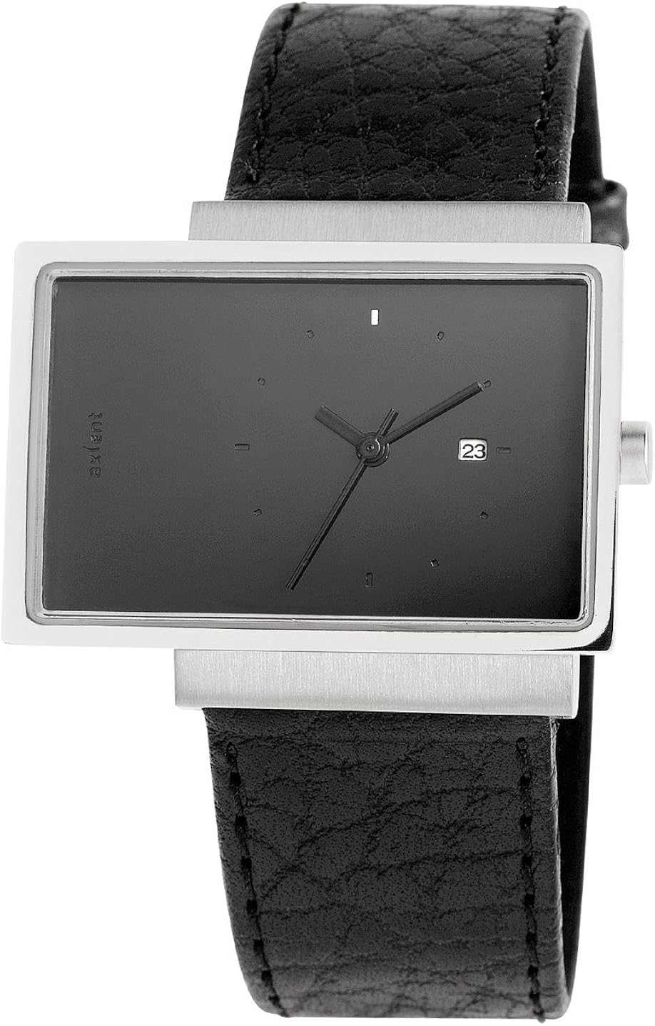 Axcent Of Scandinavia 'Torsby' Black Leather Ladies Watch: Amazon.co.uk ...