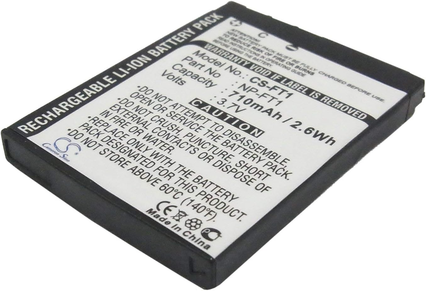 Amazon.com: 710mAh Battery for Sony Cyber-Shot DSC-T1, Cyber-Shot DSC ...