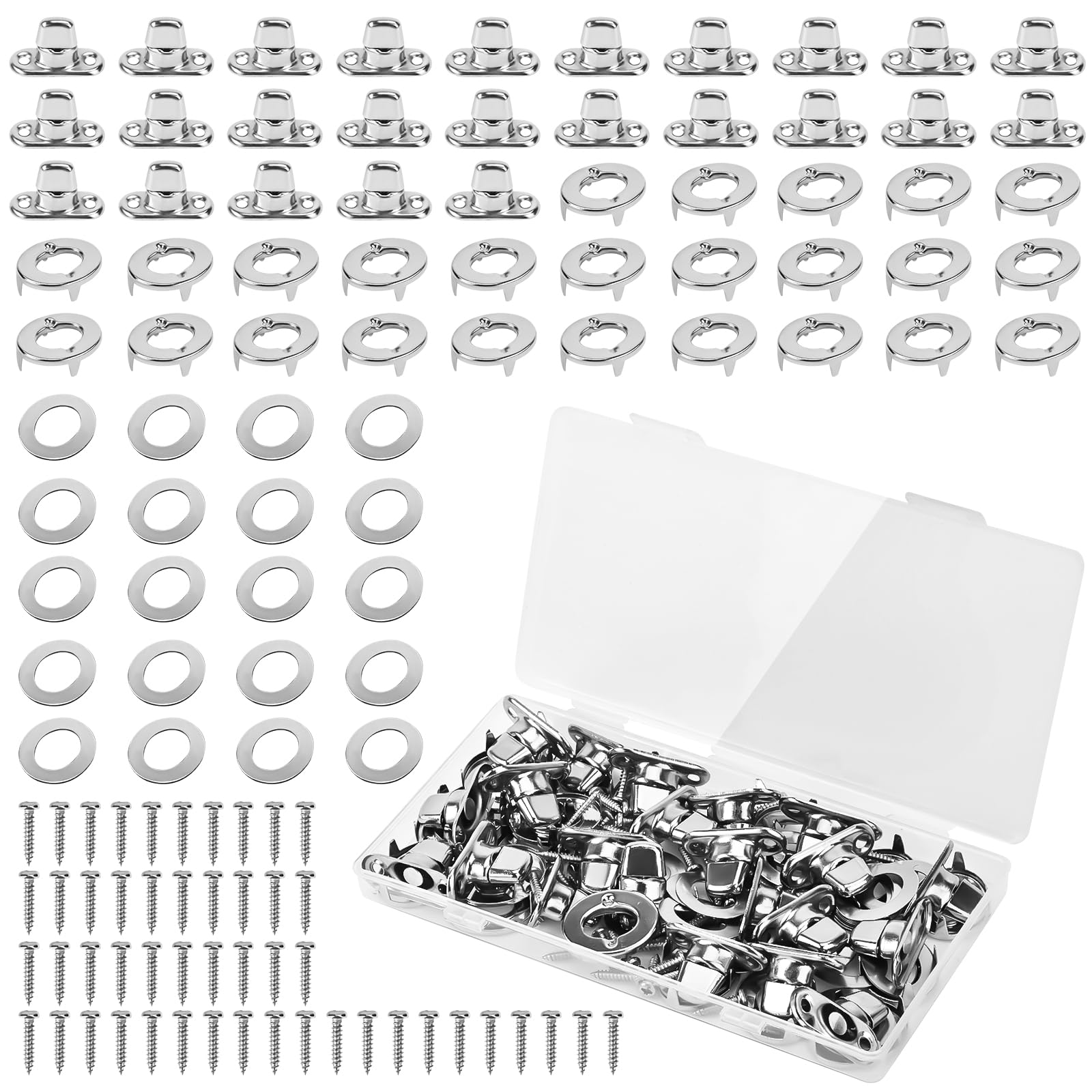Mua 25 Sets Marine Grade Twist Lock Fasteners Turn Button Eyelet, Stud ...