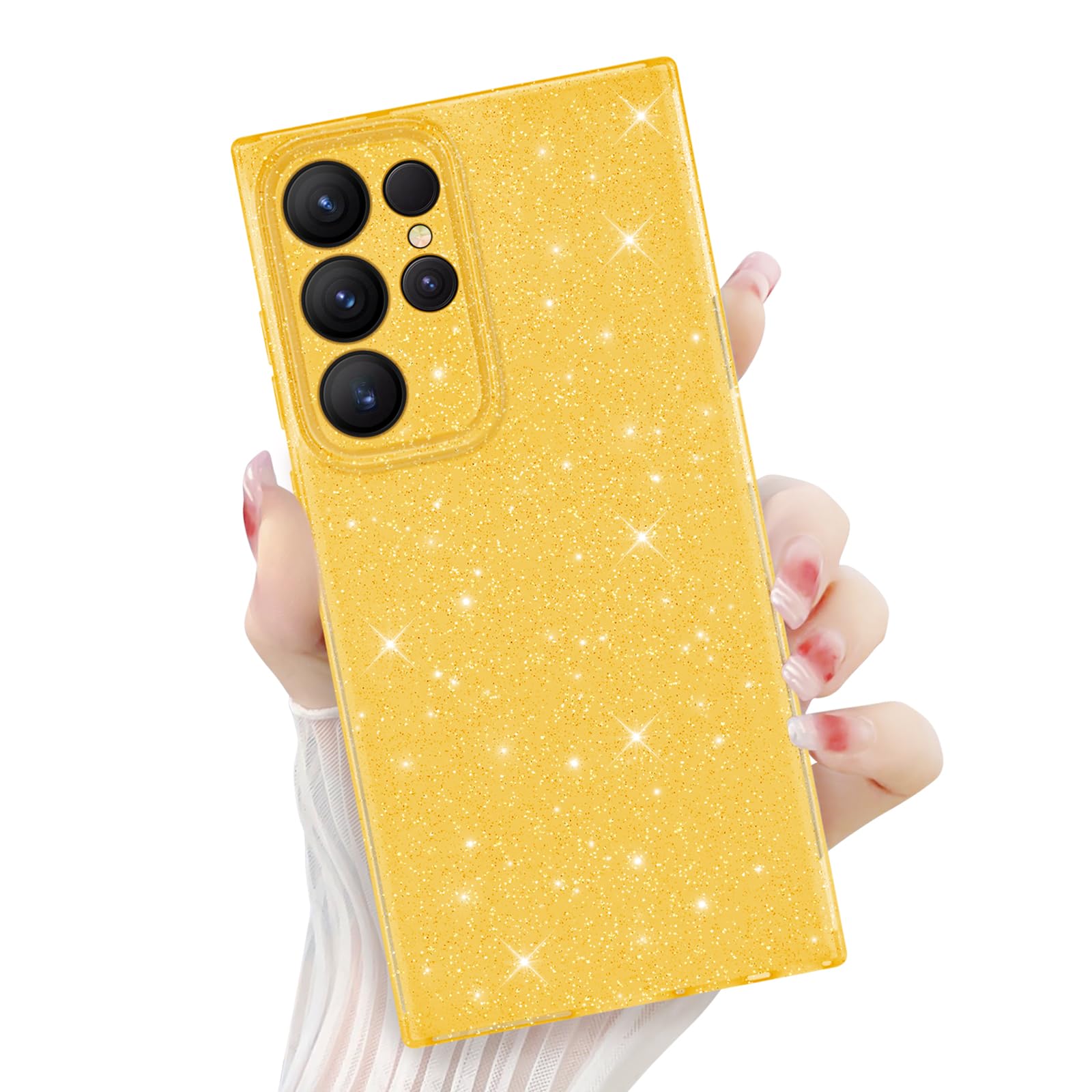 Newseego for Samsung Galaxy S22 Ultra 5G Case, Cute Luxury Sparkle ...
