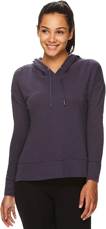 Gaiam Women's Pullover Yoga Sweater - Long Sleeve Graphic Activewear ...