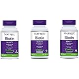 Amazon.com: Natrol Biotin, Maximum Strength, 10,000 mcg Tablets 100 ea ...
