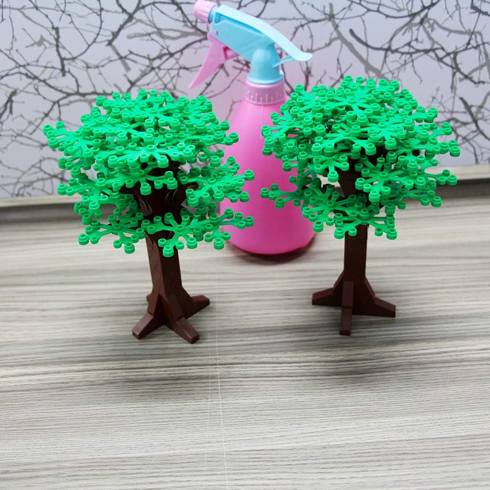 Feleph Green Big Tree Building Brick Toy Set, 17 cm Height Classic City ...