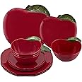 Amazon.com | UPware 12-Piece Melamine Dinnerware Set, Includes Dinner ...