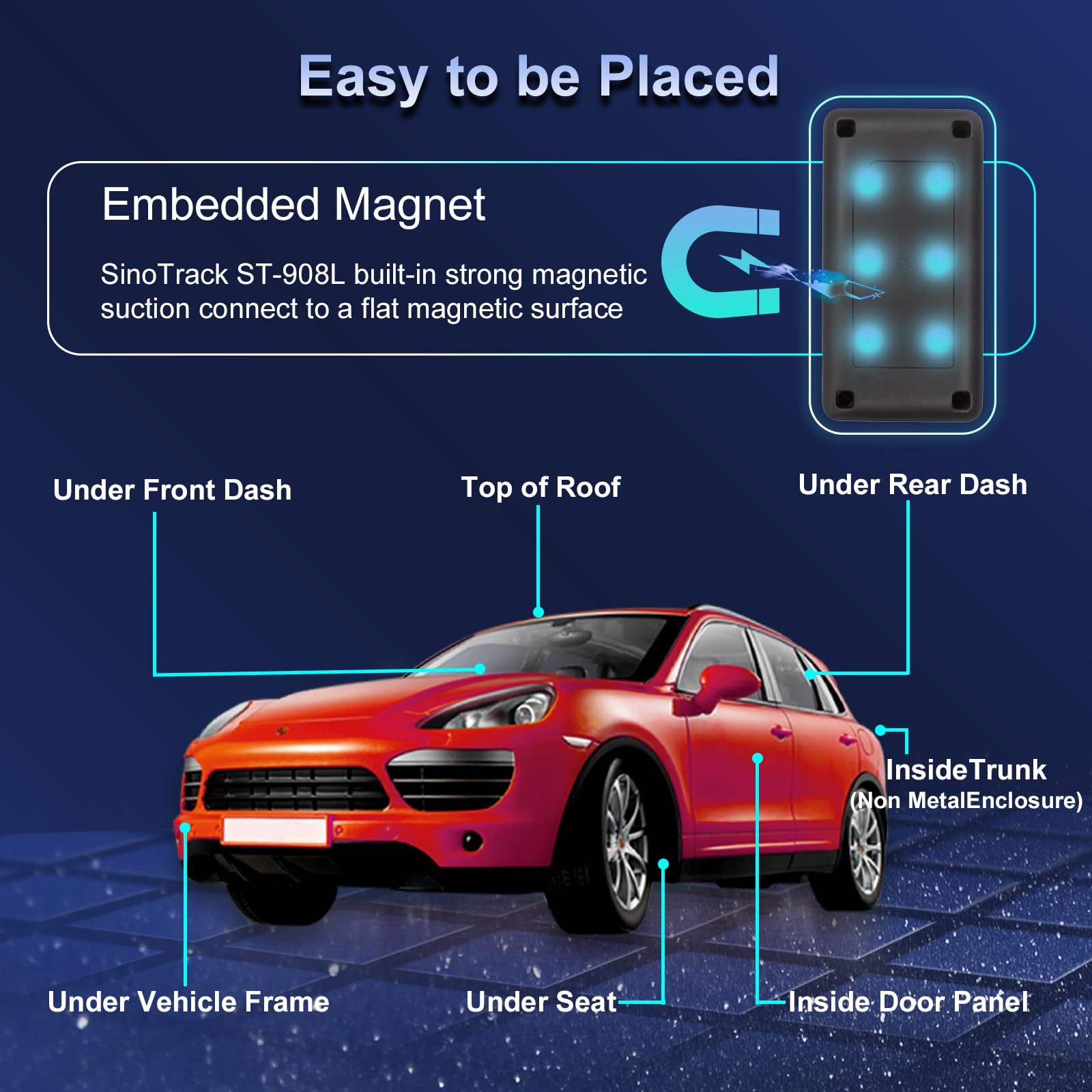 Mua SinoTrack 4G GPS Tracker Magnetic GPS Tracker for Vehicle Real-time ...