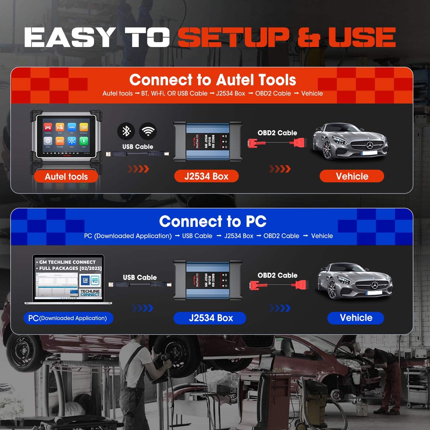 Autel MaxiFlash Elite J2534 VCI, 2025 Enhanced Automotive ECU ...