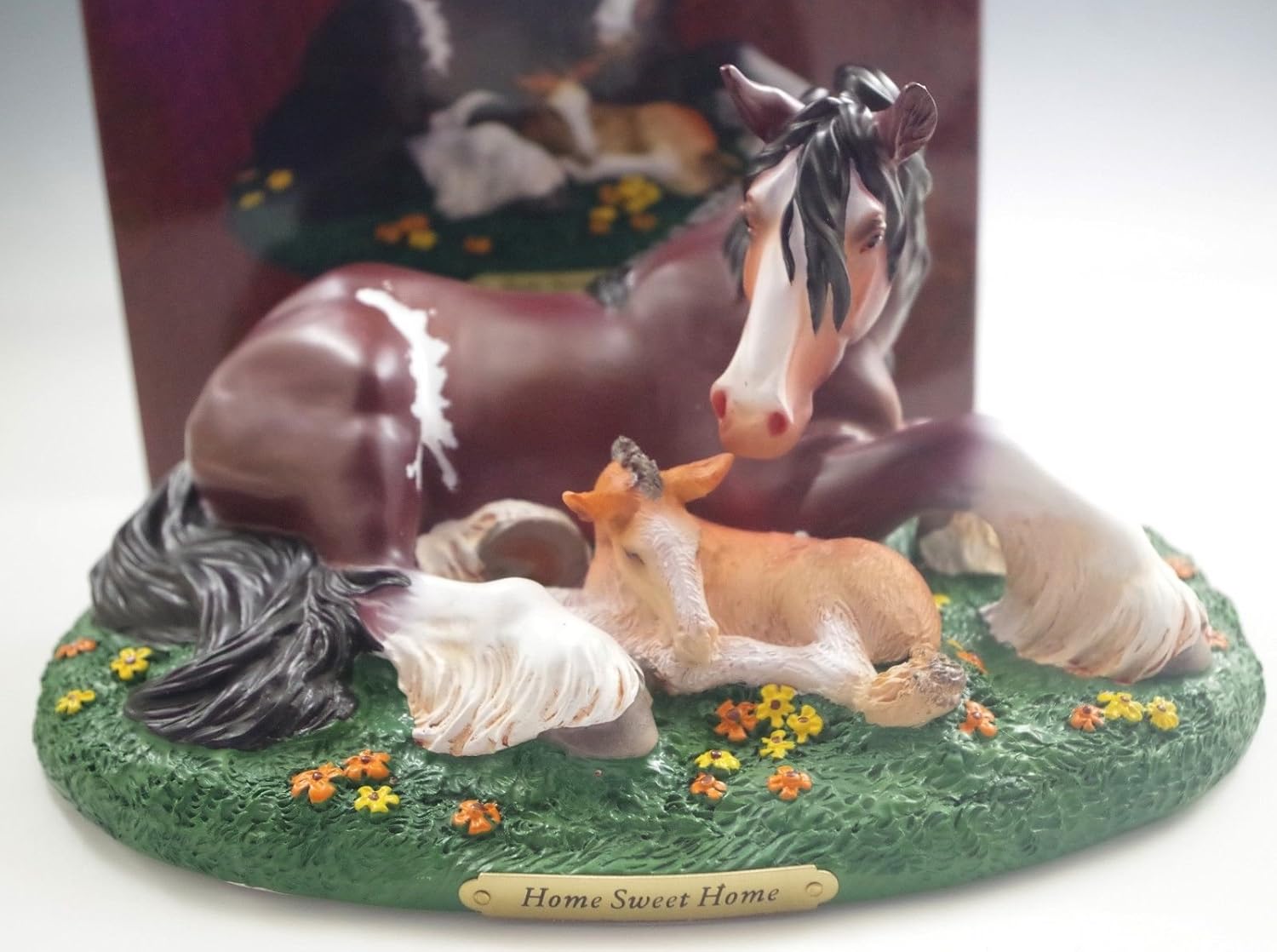 Amazon.com: Enesco Trail of Painted Ponies Home Sweet Home Clydesdale ...