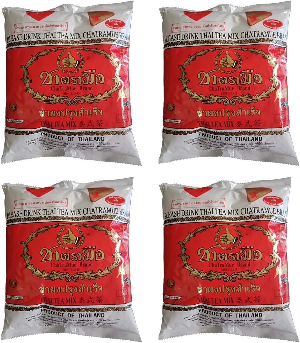 CHA TRA MUE Original Number 1 Brand Thai RED Label Tea Mix Shipped from ...