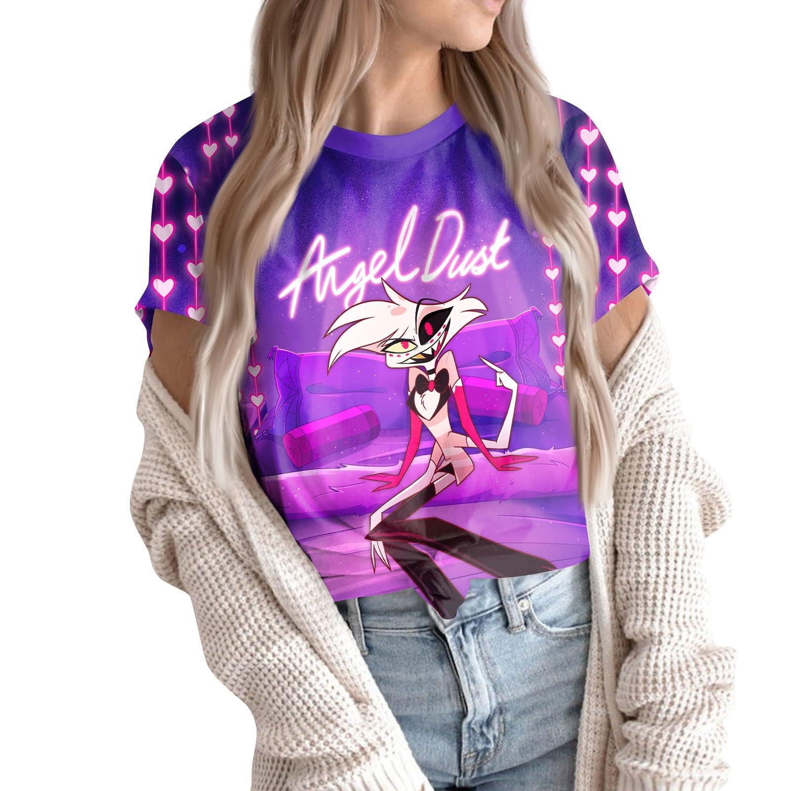 Hazbin Hotel Shirt Hazbin Hotel Poison Hazbin Hotel Angel Dust Hazbin ...