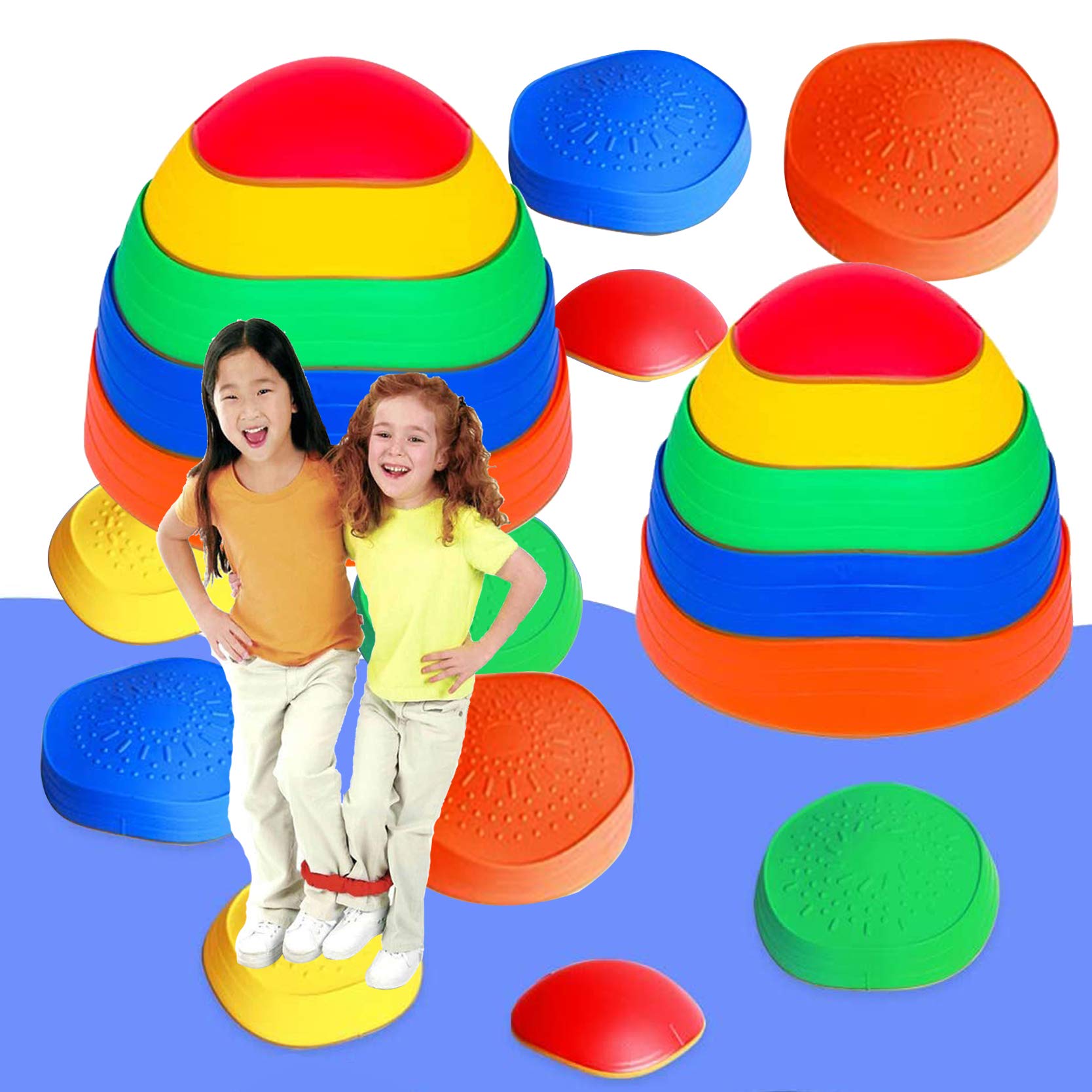 Mua 10 PCS Stepping Stones Balance Obstacle Course for Kids, Indoor ...