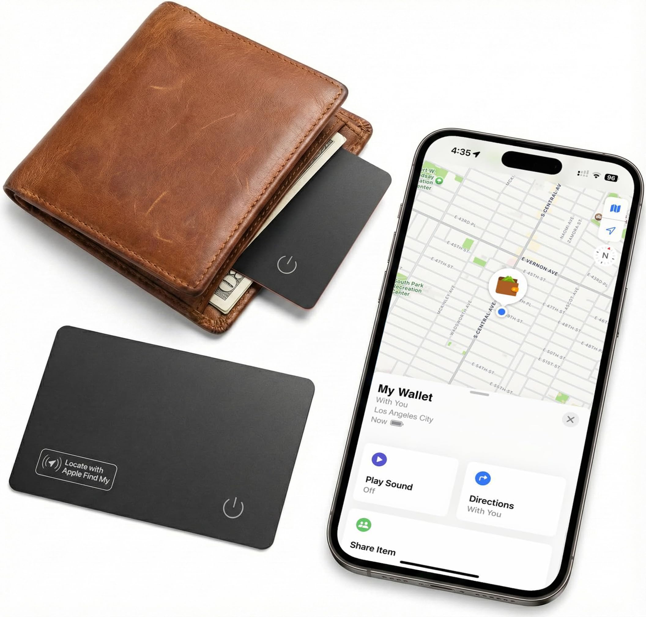 Ultra Slim Air Card Tag: 2026 MFi Certified Wallet Smart Tracker Card ...