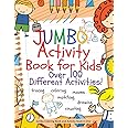 Amazon.com: Jumbo Activity Book for Kids: Jumbo Coloring Book and ...