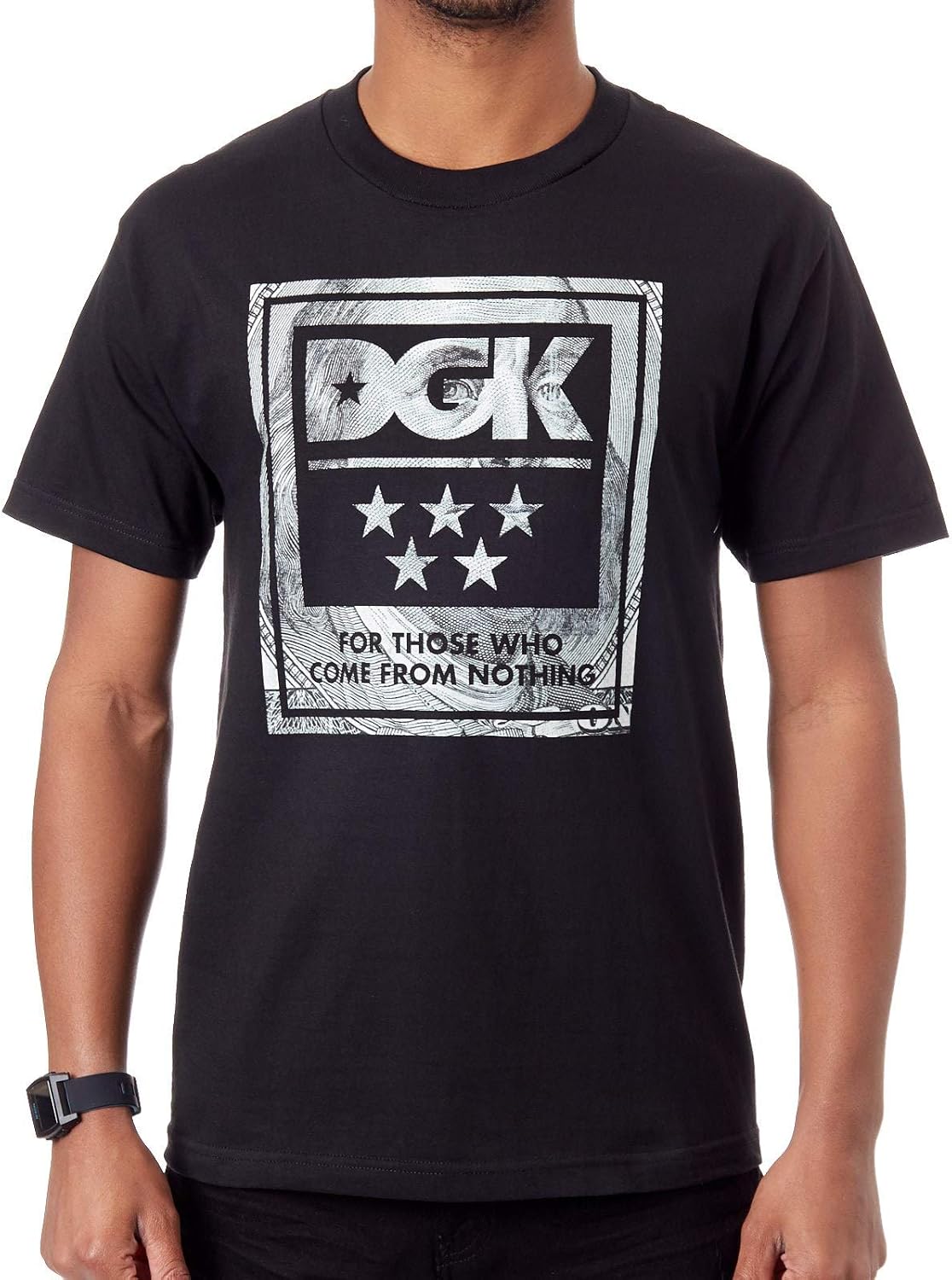 DGK Black Dead President T-Shirt (M, Black) | Amazon.com