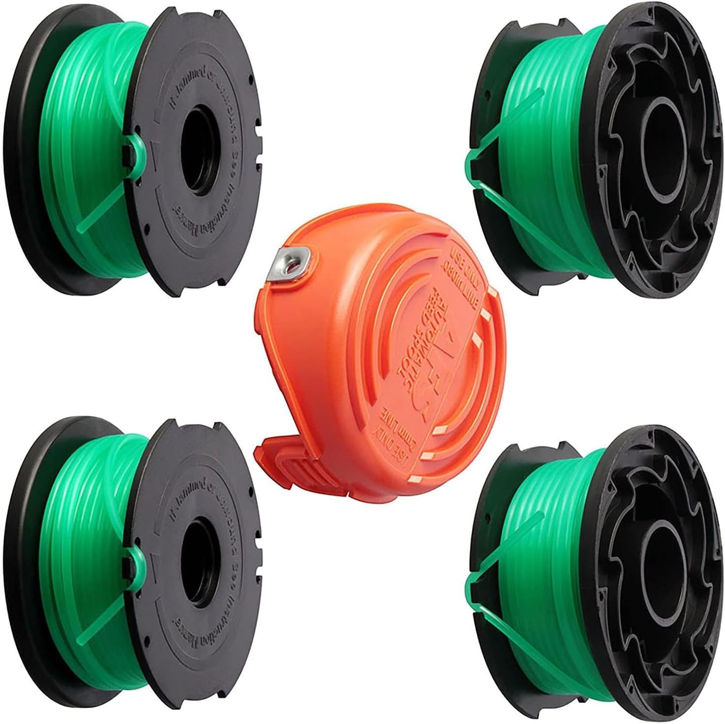 Haibro SF-080 SF-080-BKP String Trimmer Spool Line 20ft 0.080", Compatible with Black and Decker ...