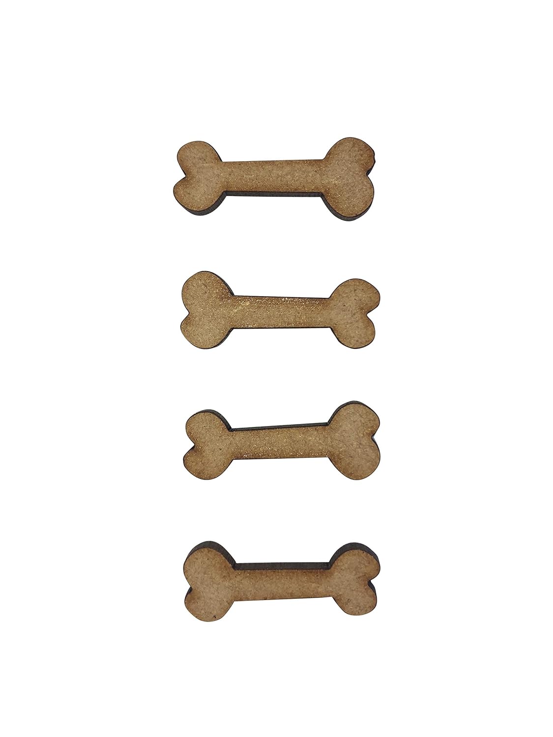 30x Dog Animal Bone 3cm Wood Craft Embelishments Laser Cut Shape MDF ...