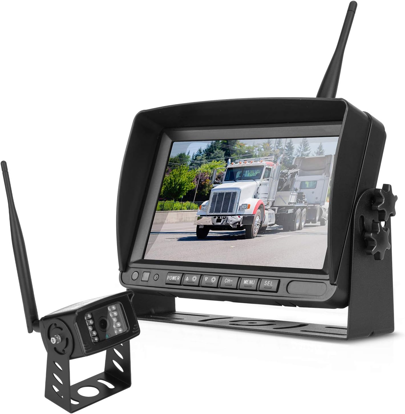 Amazon.co.jp: Truck Bus Digital Wireless Backup Camera Monitor System ...