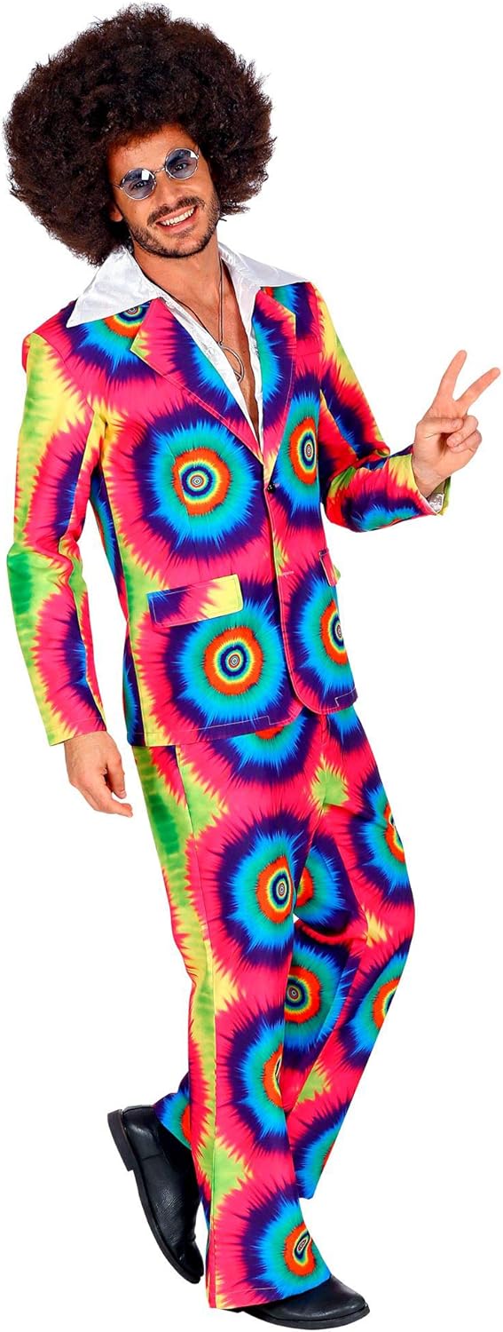 WIDMANN 09341 70s Groovy Style Outfit, Men – BigaMart