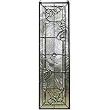 Amazon.com: 36" x 12" Stunning Handcrafted All Clear Stained Glass ...