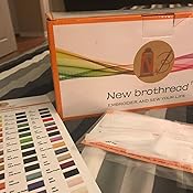 New brothread 63 Brother Colors Polyester Embroidery Machine Thread Kit ...