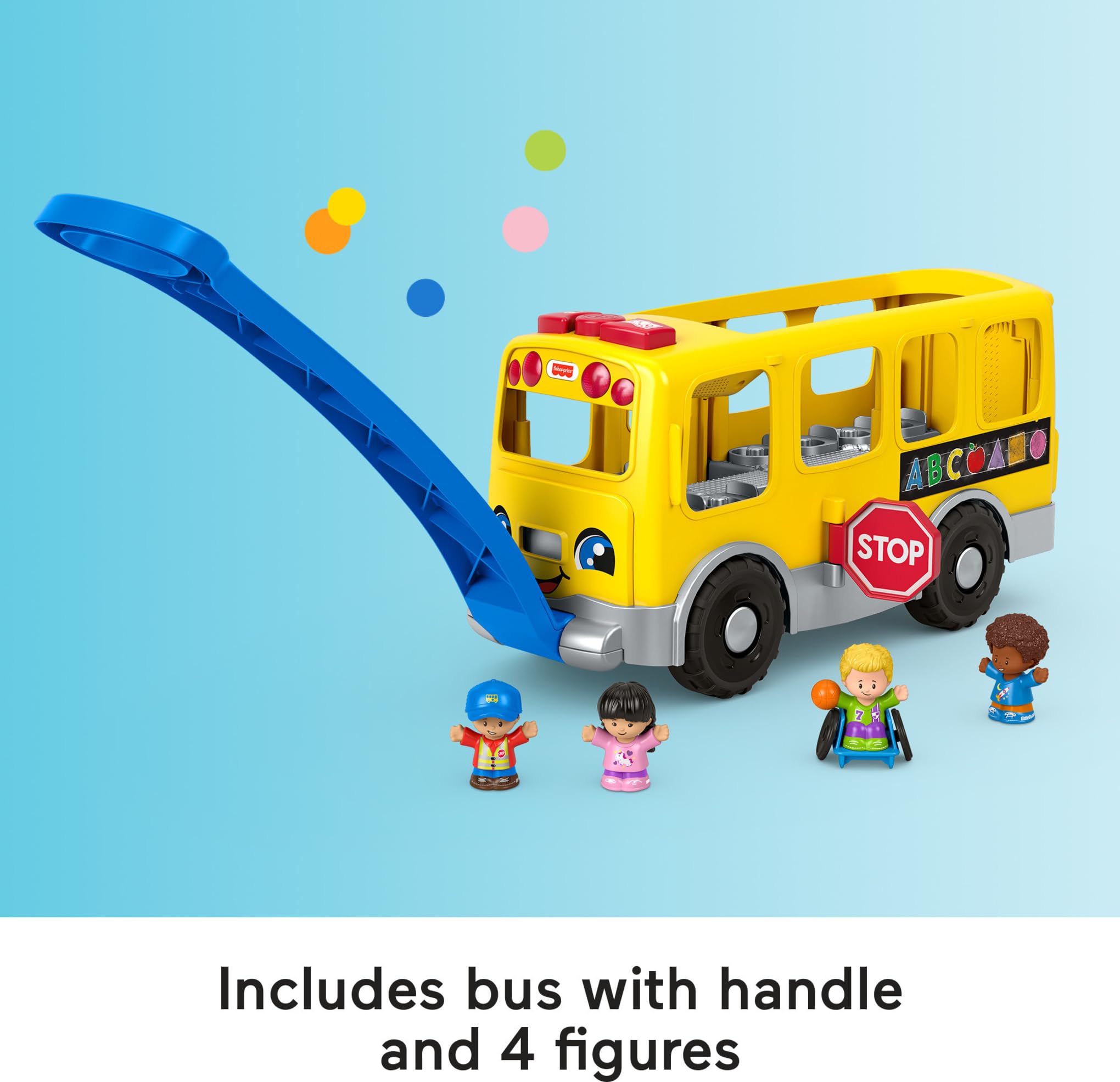 Mua Little People Toddler Learning Toy Big Yellow School Bus with ...