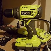 Amazon.com: Ryobi P252 18V Lithium Ion Battery Powered Brushless 1,800 ...