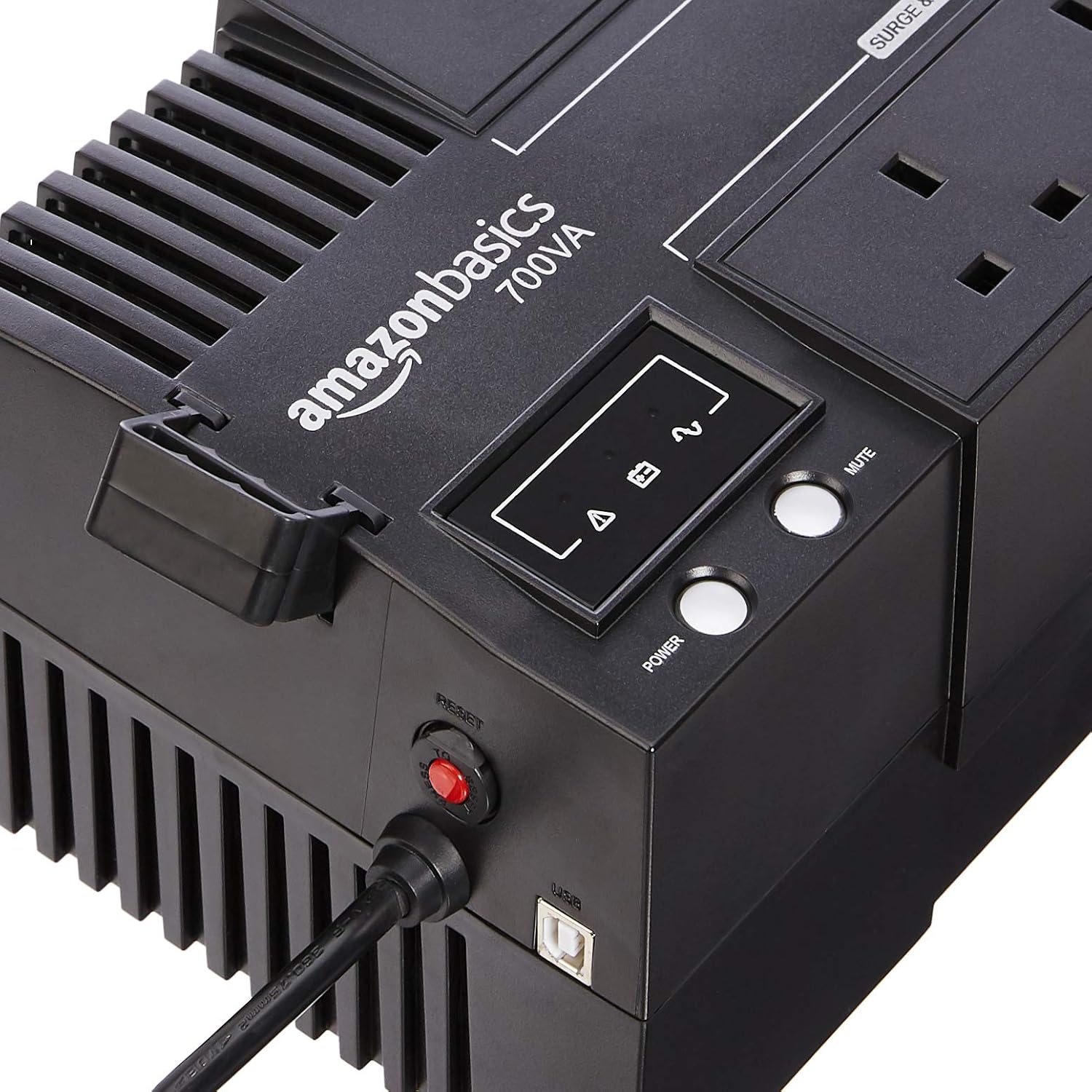 AmazonBasics Line-Interactive UPS-700VA with Shutdown Software and ...
