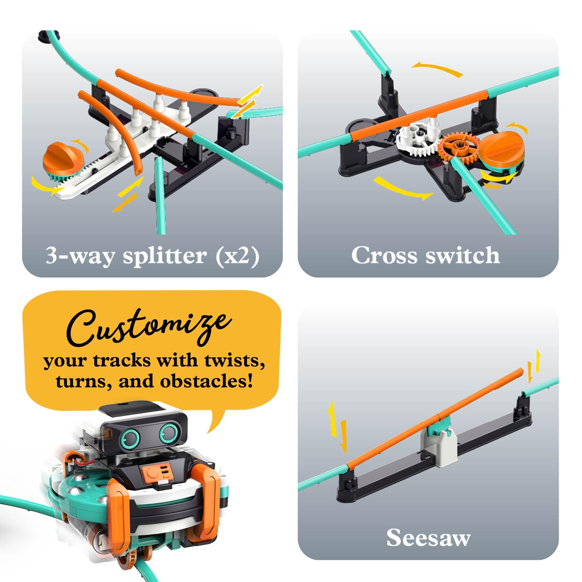 Mua RoboRails STEM Kit, Construct a Reconfigurable Robot Monorail ...