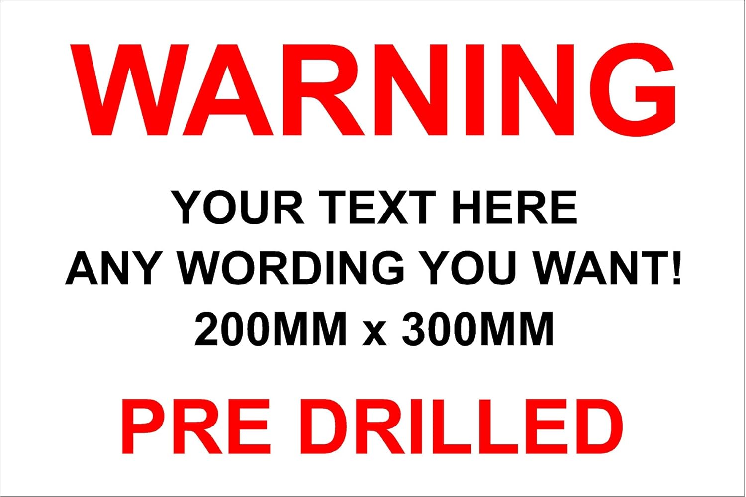 Make your own sign - Warning, Notice, Danger, Security, funny sign - 1 ...