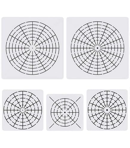 Concentric Circle Grid Template