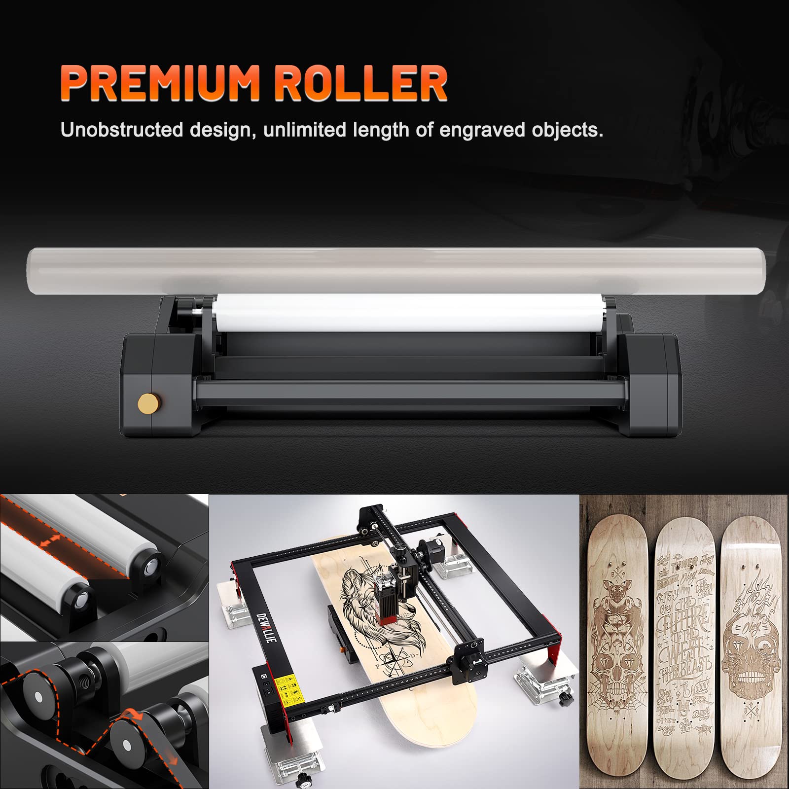 Mua DEWALLIE Laser Rotary Roller, Laser Engraver Y-axis Rotary Roller ...