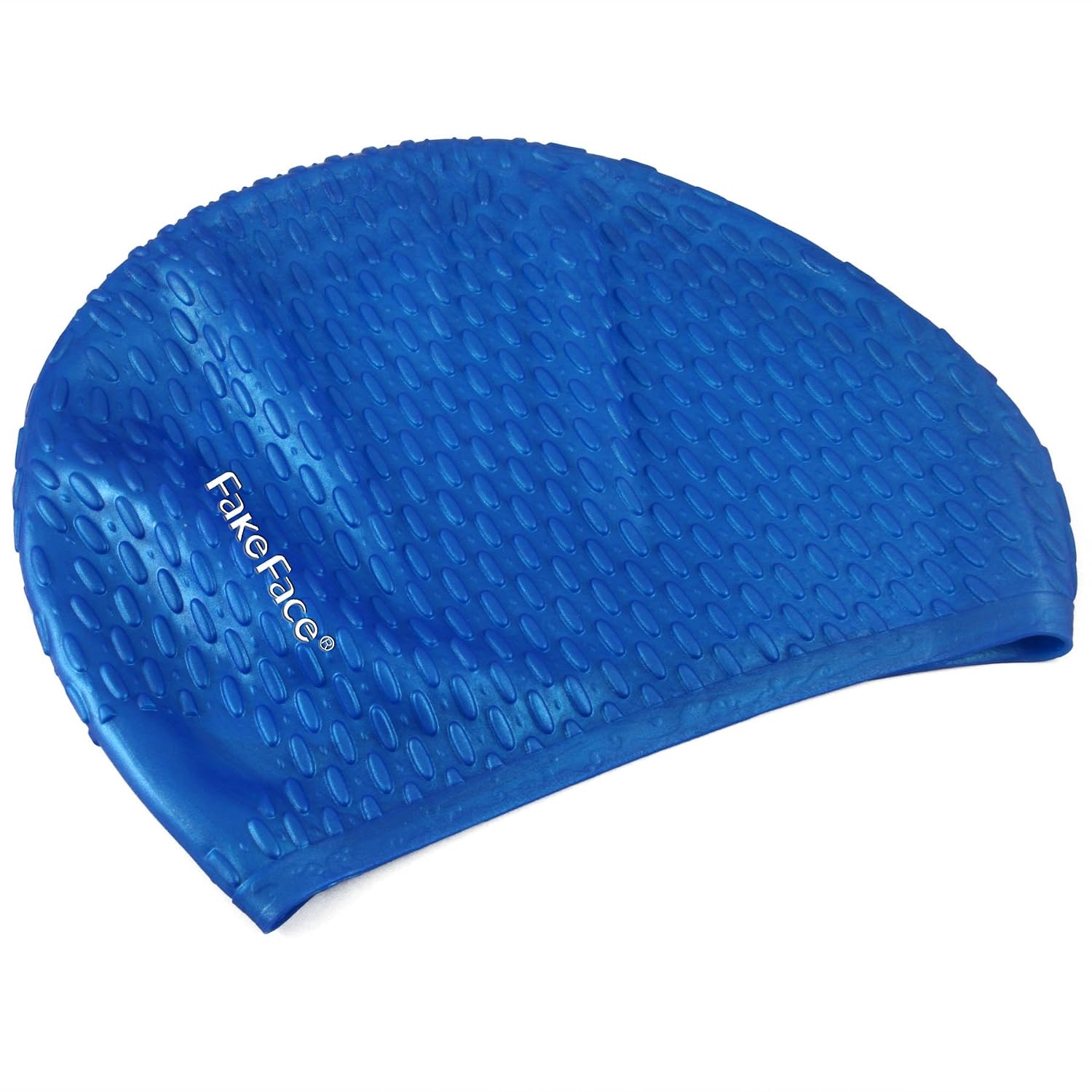 FakeFace Silikon Badekappe Schwimmkappe Bademütze Badehaube Free Size ...